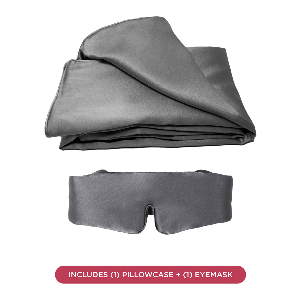 Silk Sleep Set, Pillowcase & Eye Mask – NIGHT